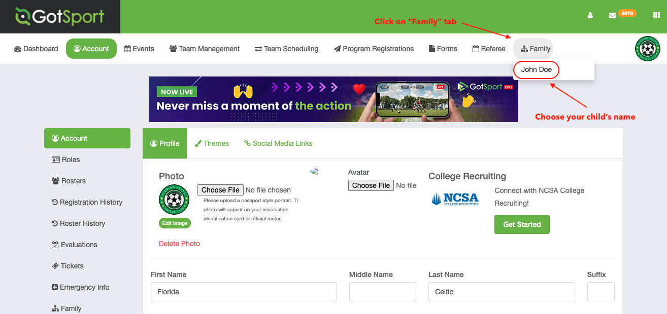How to Complete US Club Form R002 | Florida Celtic Soccer Club ...